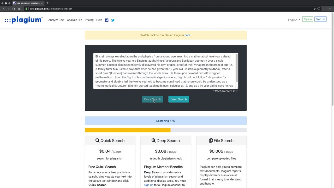 The New Plagium, a Free Plagiarism Checker - YouTube