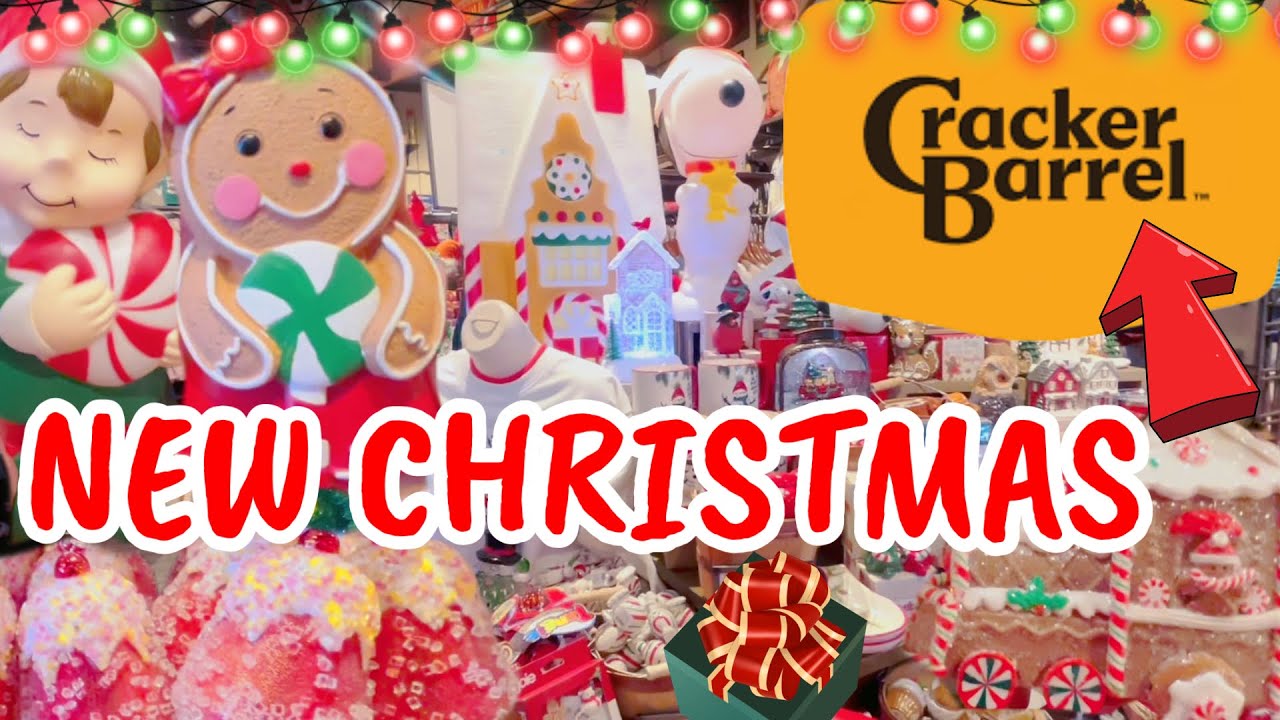 NEW WONDERFUL CHRISTMAS 🎅🏻 @ CRACKER BARREL! Beautiful Gingerbread ...