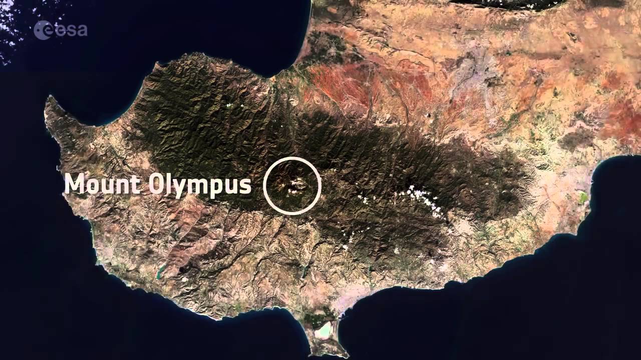 Earth from Space: The Mediterranean island of Cyprus - YouTube