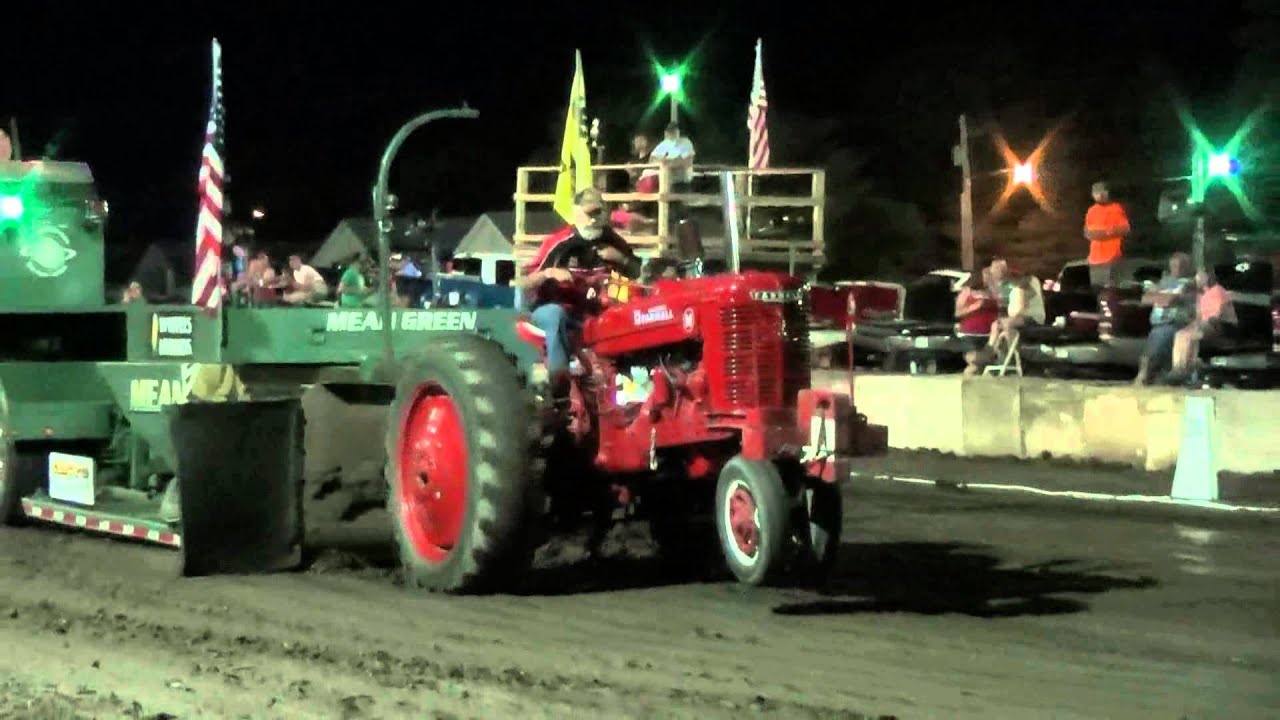 Tractor Pull, 2014 ITPA Classic Division - Cerro Gordo, IL - YouTube