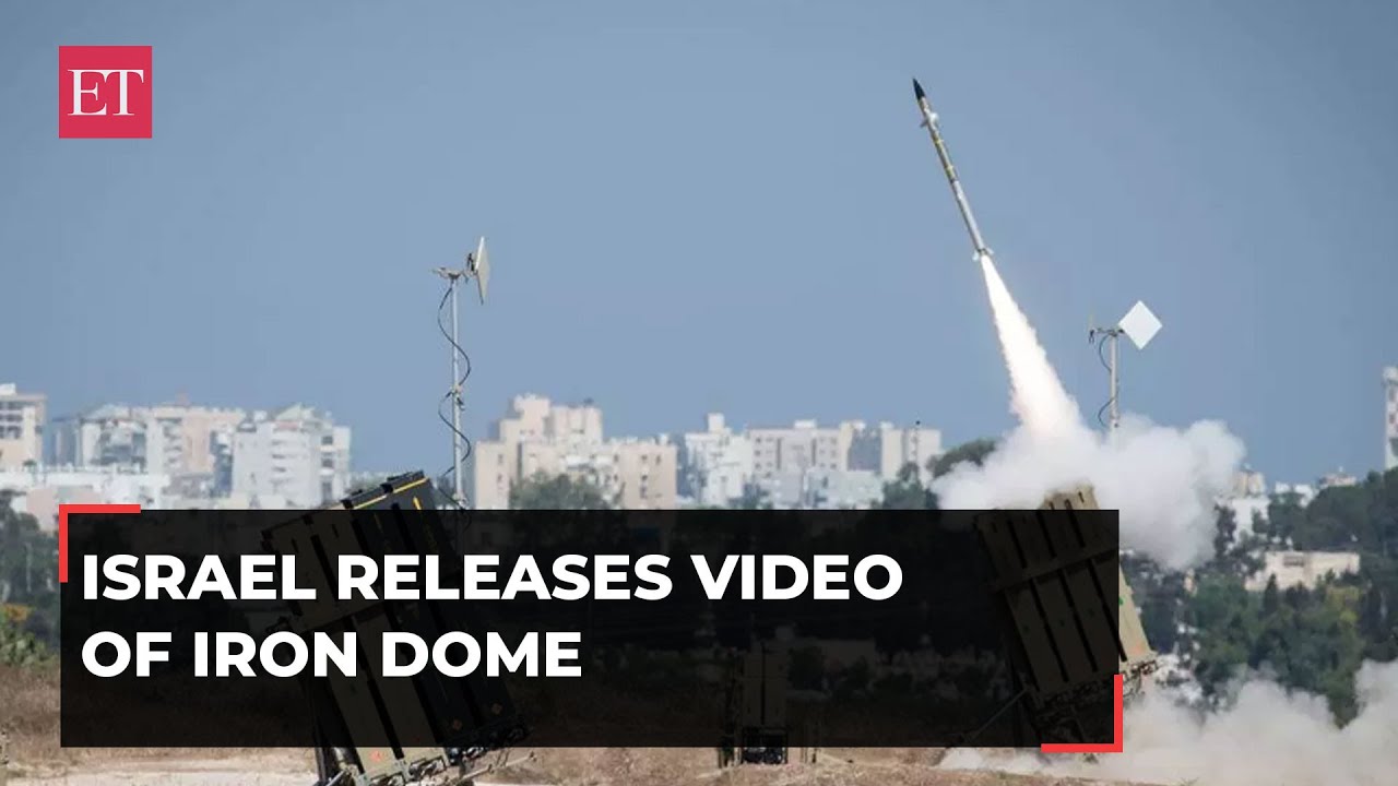 Israel Releases Video Of Iron Dome Neutralising Hamas Strikes Watch