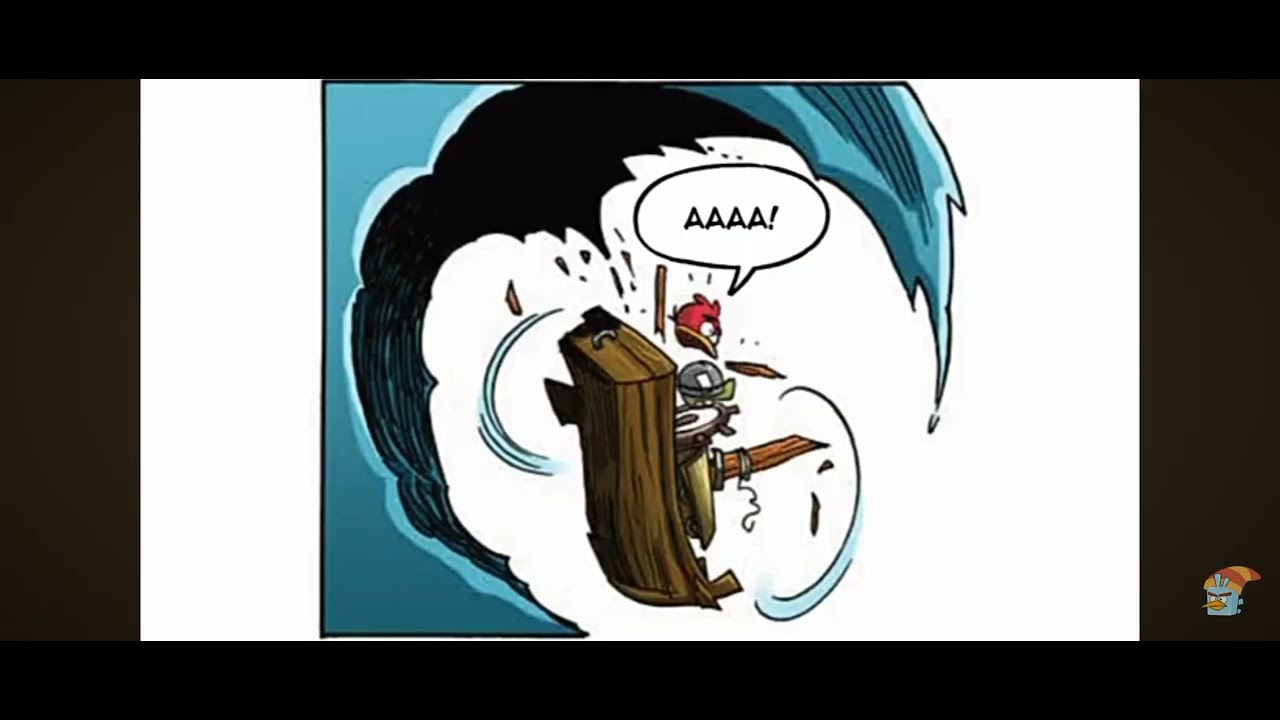 angry birds comic gumbrd w red corpal pig Scream - YouTube