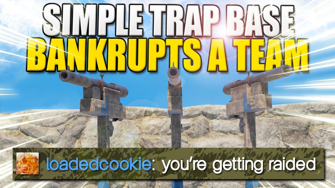 A SIMPLE TRAP BASE BANKRUPTS A CLAN (Rust) - YouTube