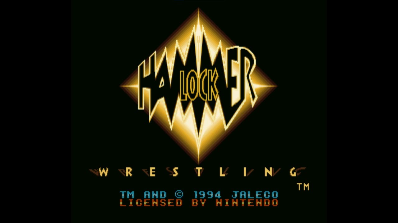HammerLock Wrestling USA 4k SNES - YouTube
