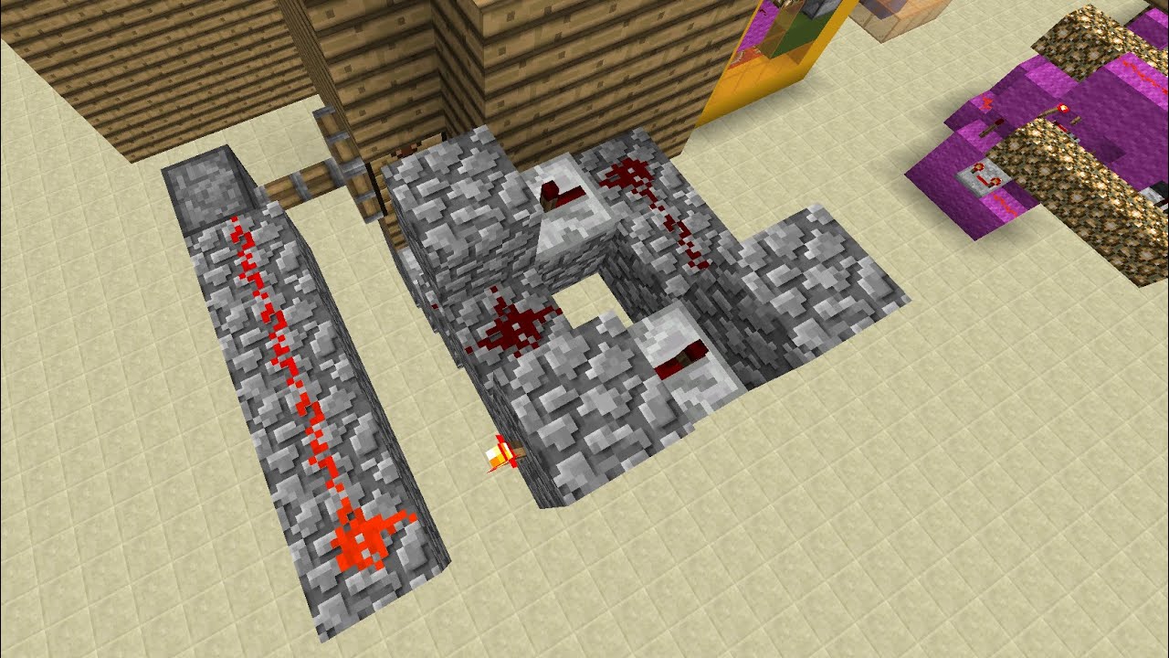 Verstecktes Crafting Table in 90 Sekunden! Redstone Tutorial - YouTube