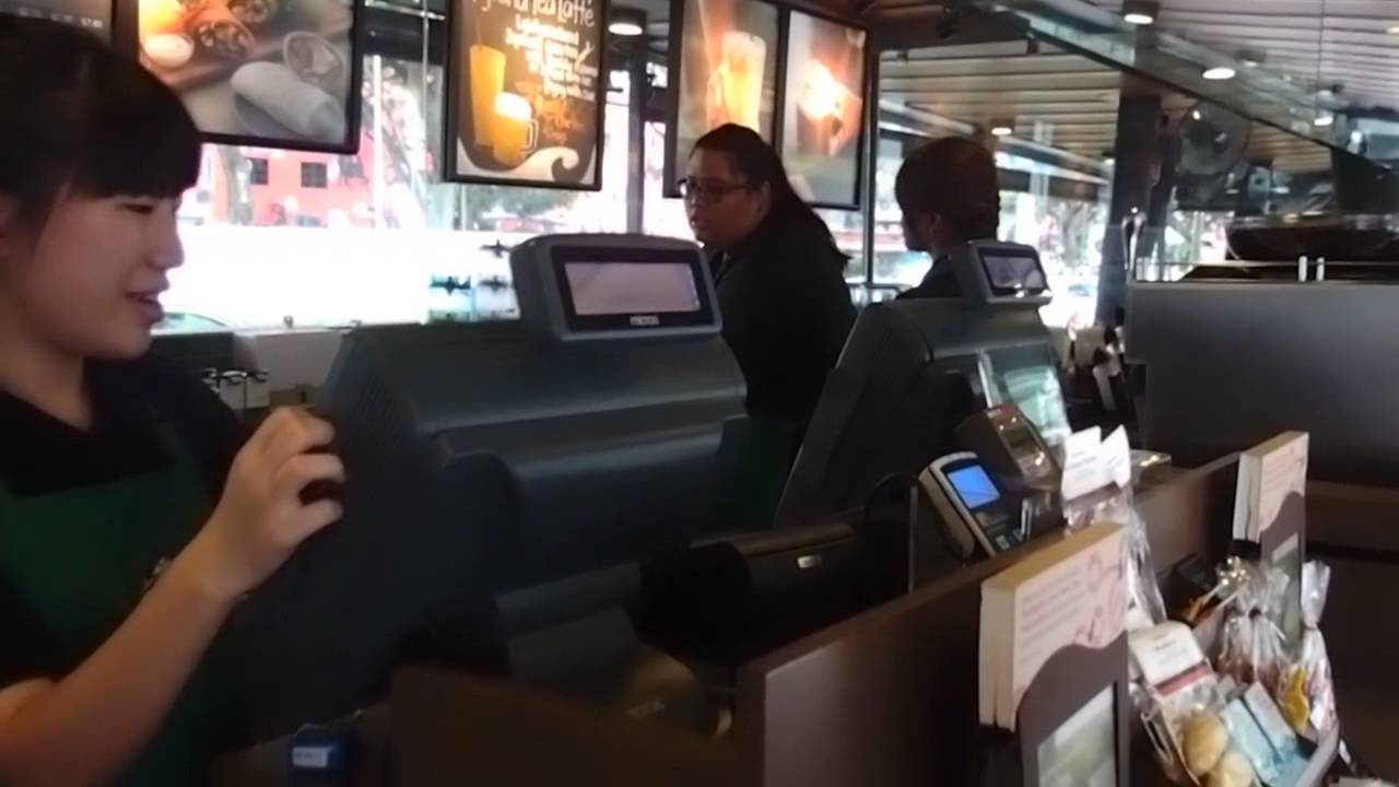 Interview with Starbucks Service Crew - YouTube