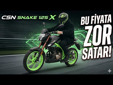 Csn snake 125 x inceleme .Bu fiyata zor satar . 