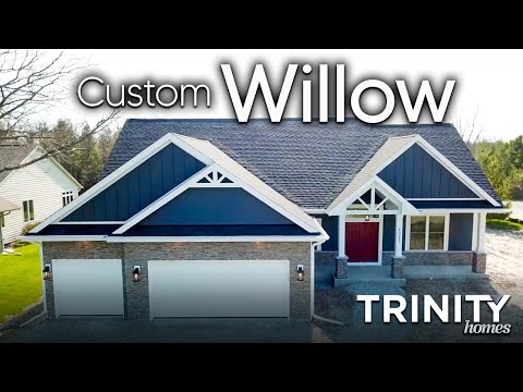 Modern Home, Custom Willow - Trinity Homes - YouTube