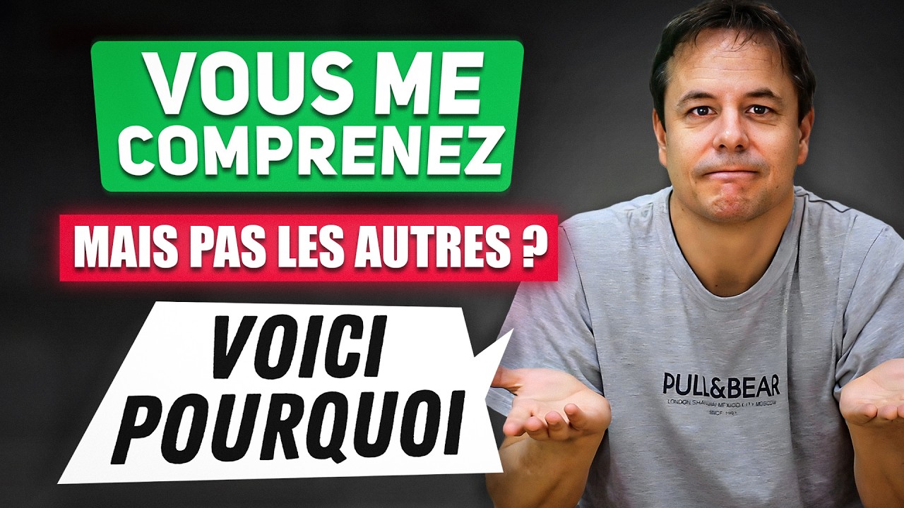 Pourquoi VOUS ME COMPRENEZ mais PAS LES AUTRES ? 🤔 - YouTube