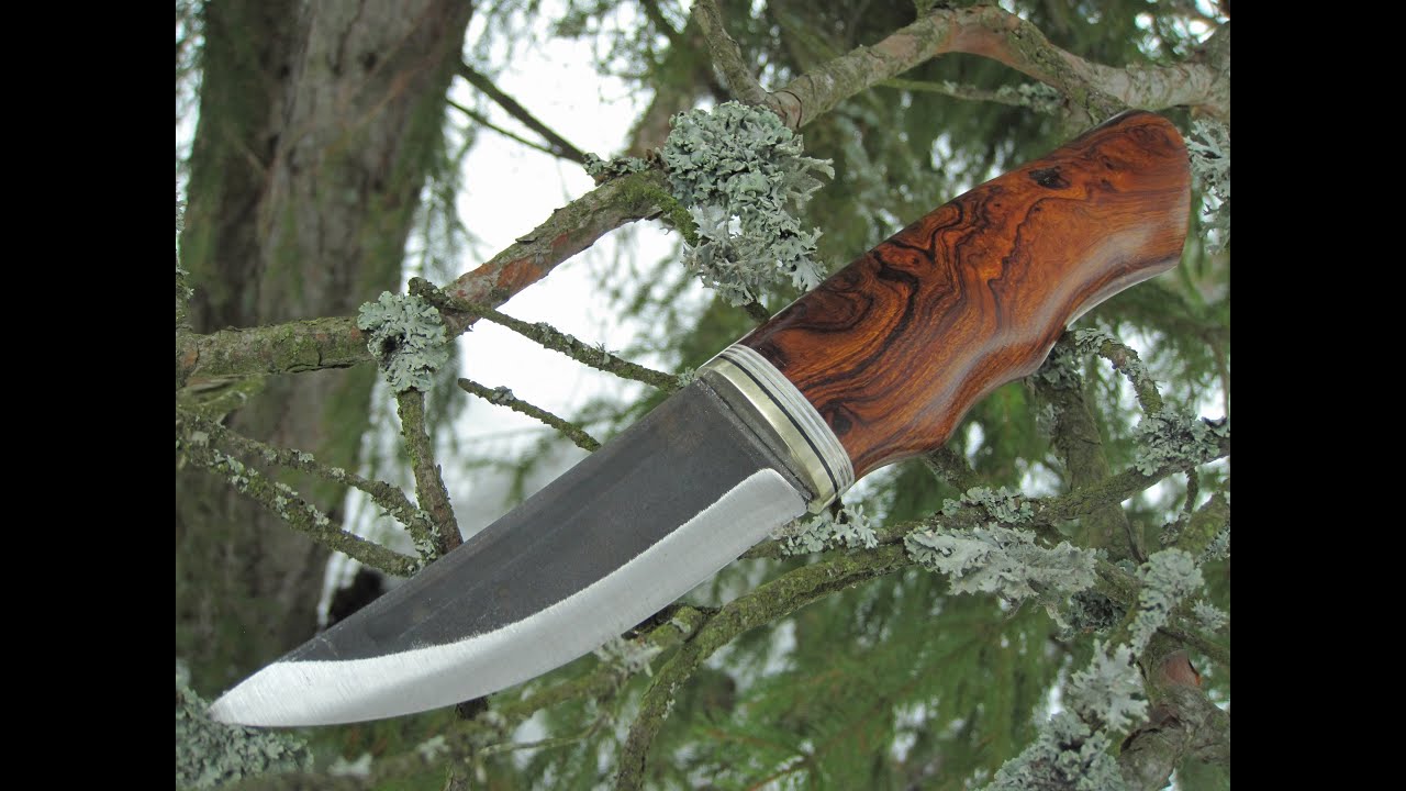 How to make a hunting knife - YouTube