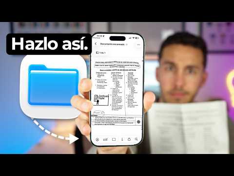 Cómo ESCANEAR un DOCUMENTO en iPhone de manera correcta ✅ ¡Ahora es mejor!