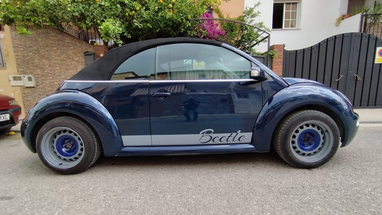 Restauro unas llantas steelies 16" y las monto en un New Beetle. - YouTube