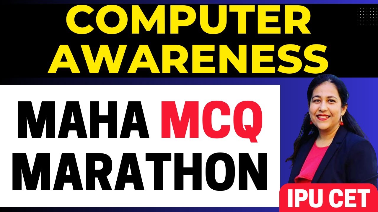 BCA Entrance Exam Preparation 2024 | MCQ Marathon FINALE | MCQs on Computer Awareness #bca # ...