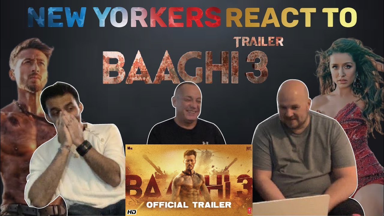 Baaghi 3 Official Trailer Reaction By New York Americans | Tiger Shroff ...