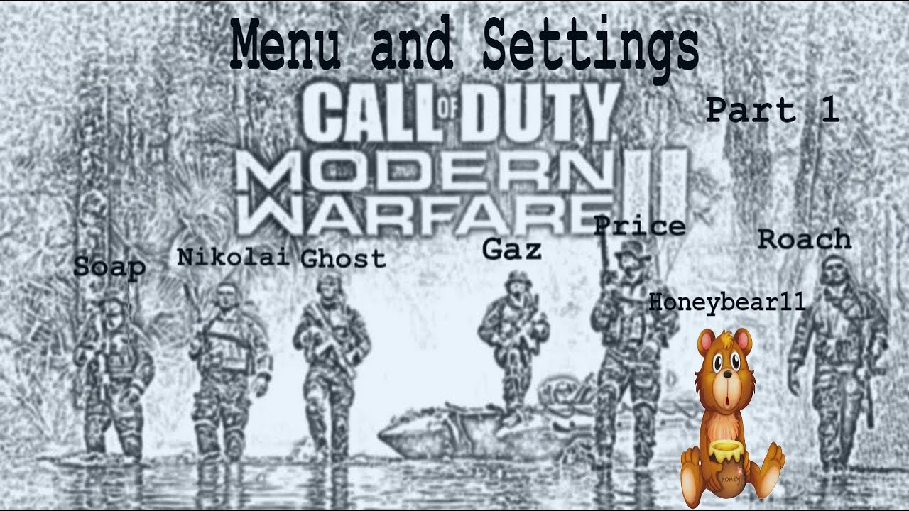 Call of Duty Modern Warfare II Menu and Settings Part 1 - YouTube