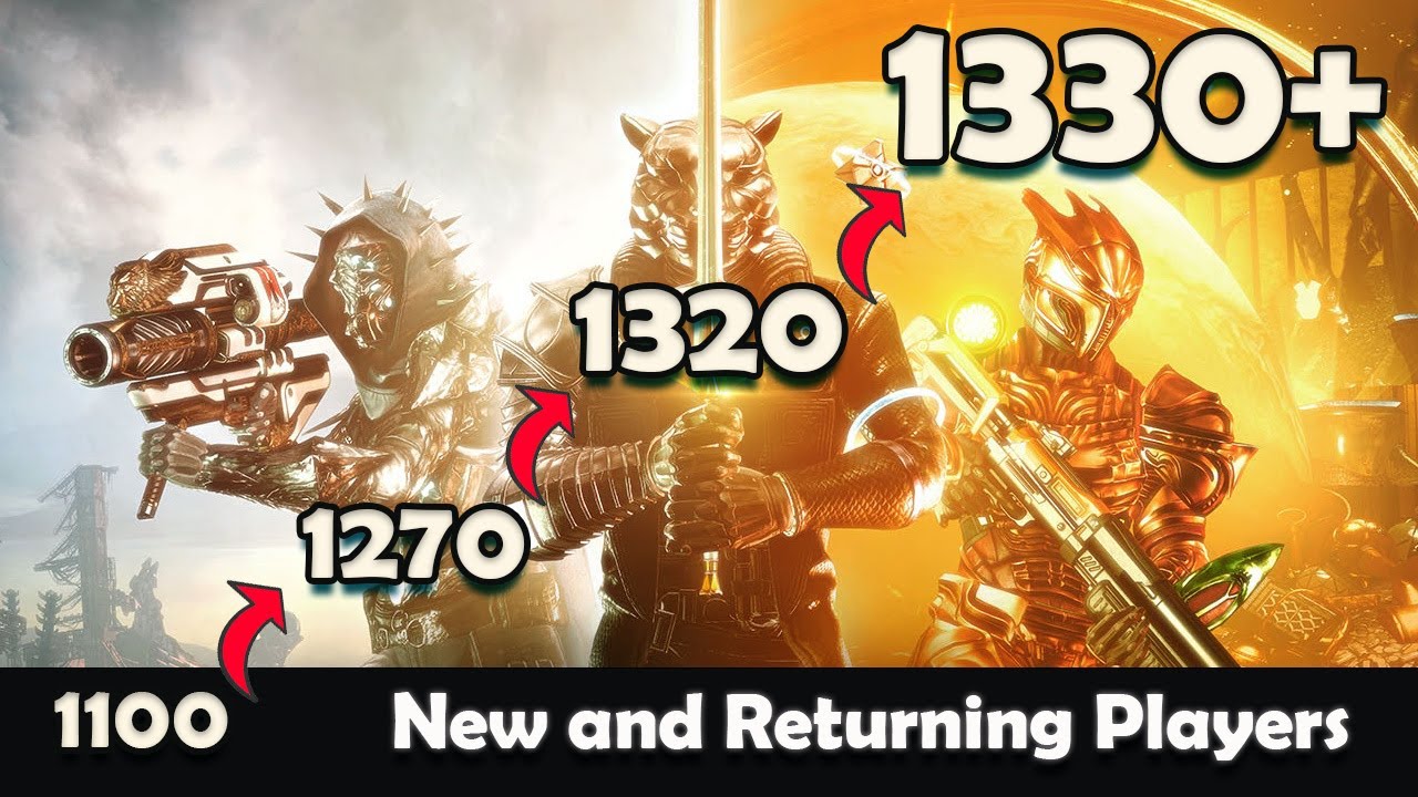 New and returning player guide to level up in destiny 2 - YouTube