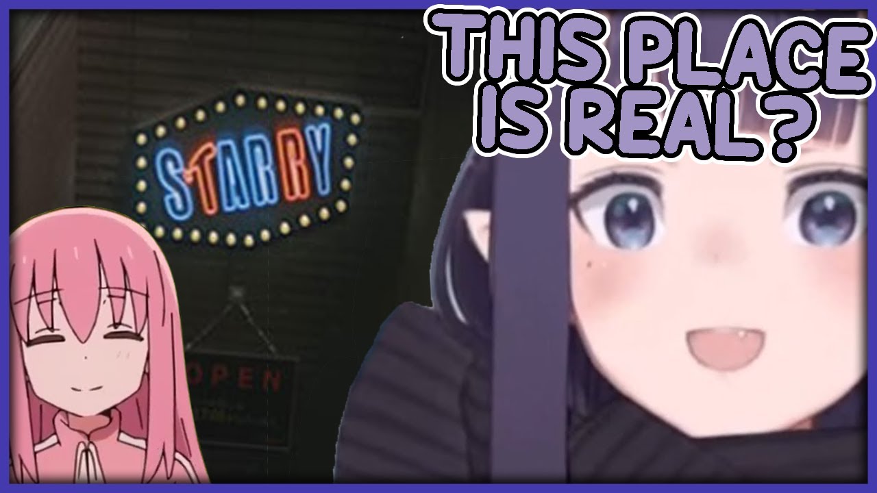 Ina is surprise to know that Bocchi The Rock's iconic place is real ...