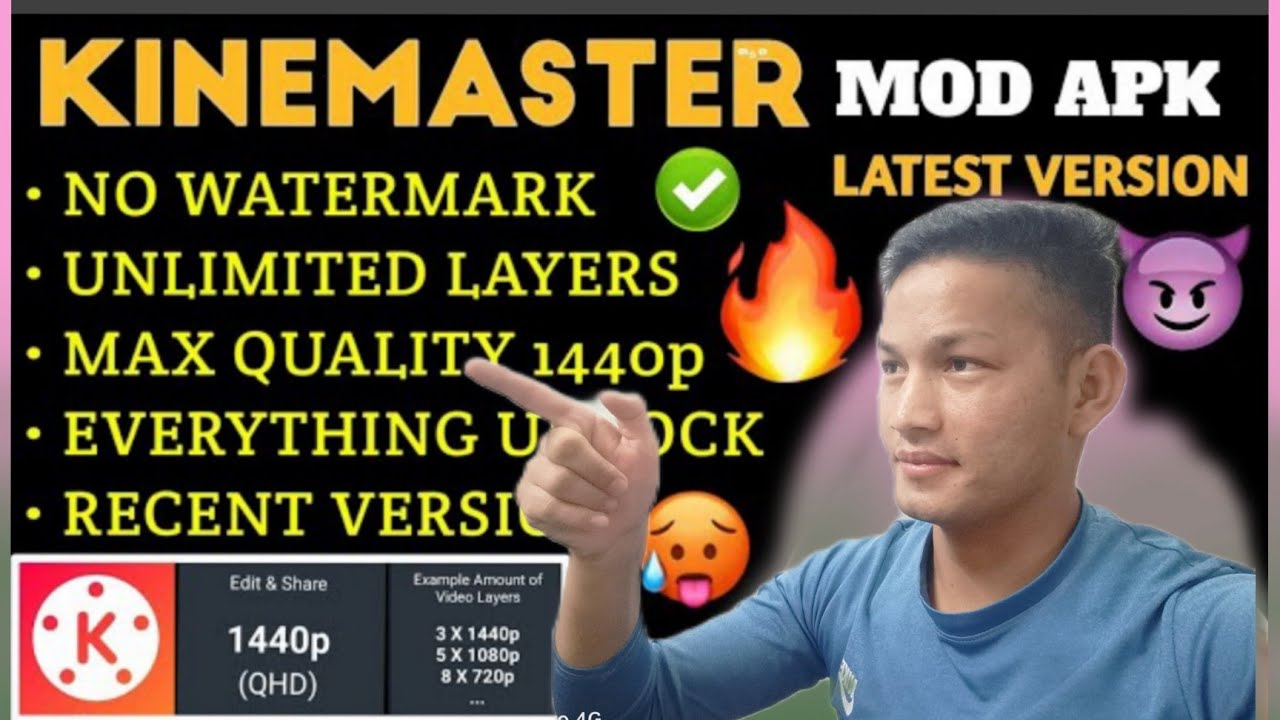 @KineMaster mod apk remove Watermark FREE ? #Kaise Hataye ? #kinemaster ...