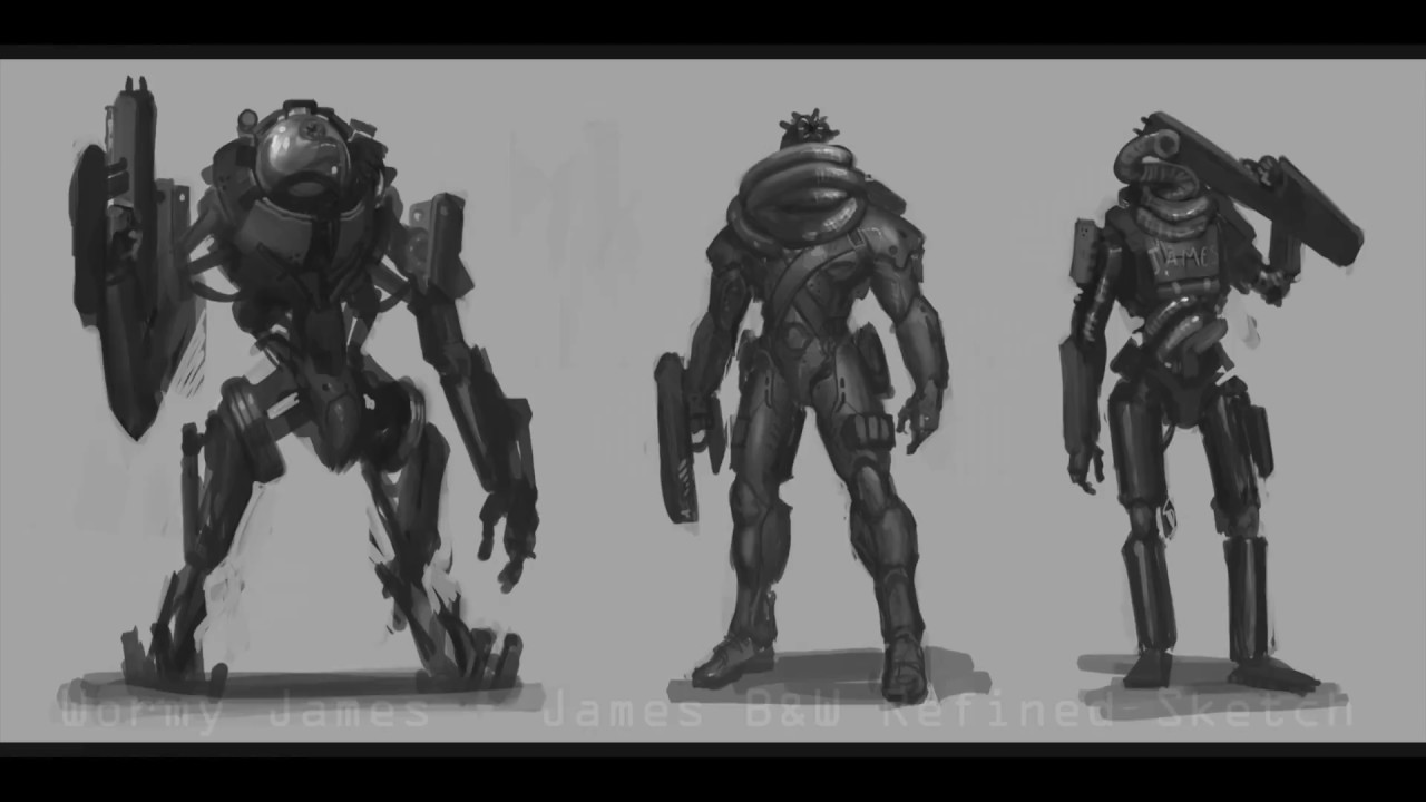Atomhawk Tutorial - Wormy James Character Design - Stuart Ellis - YouTube