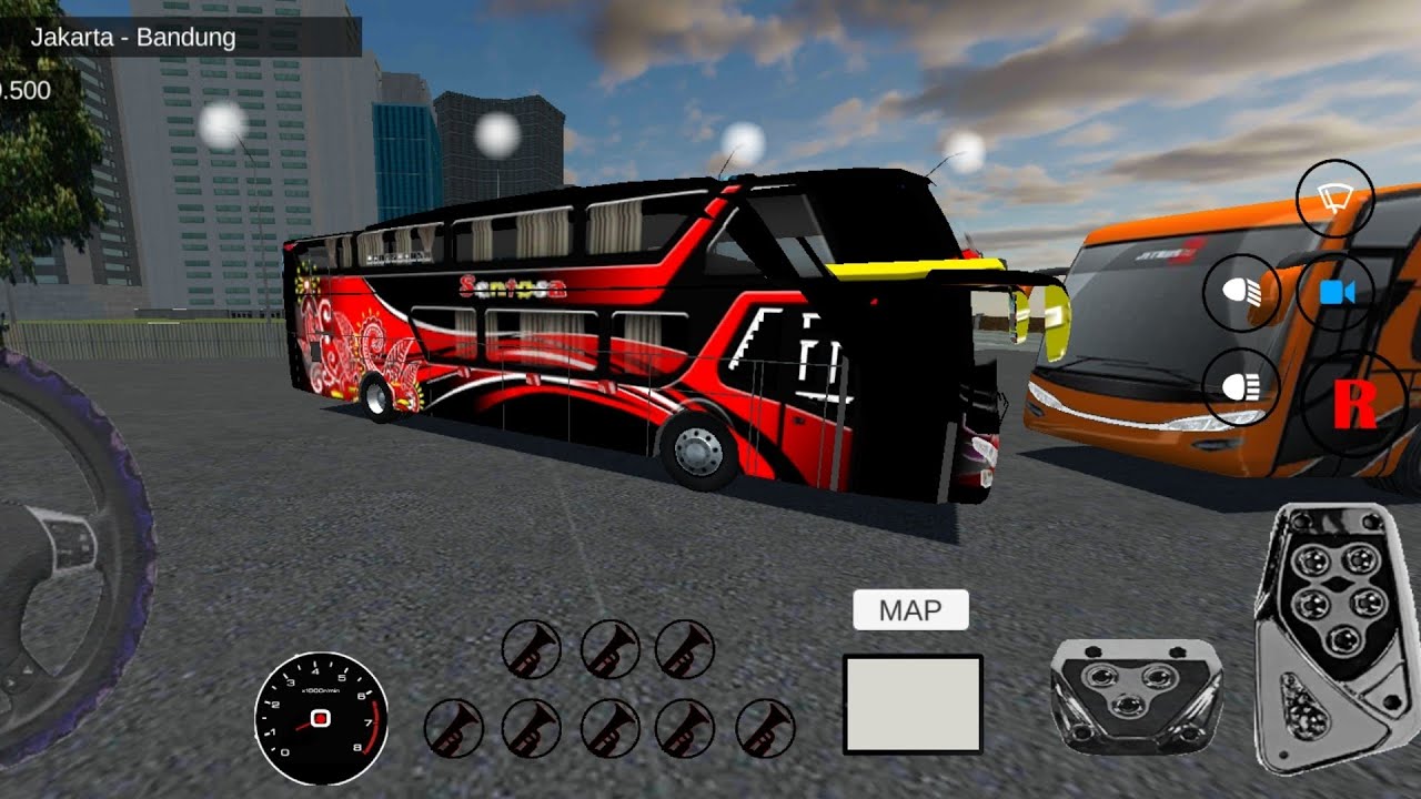 BIS SENTOSA KLAKSON BASURI FULL TELOLET || Bus simulator - YouTube