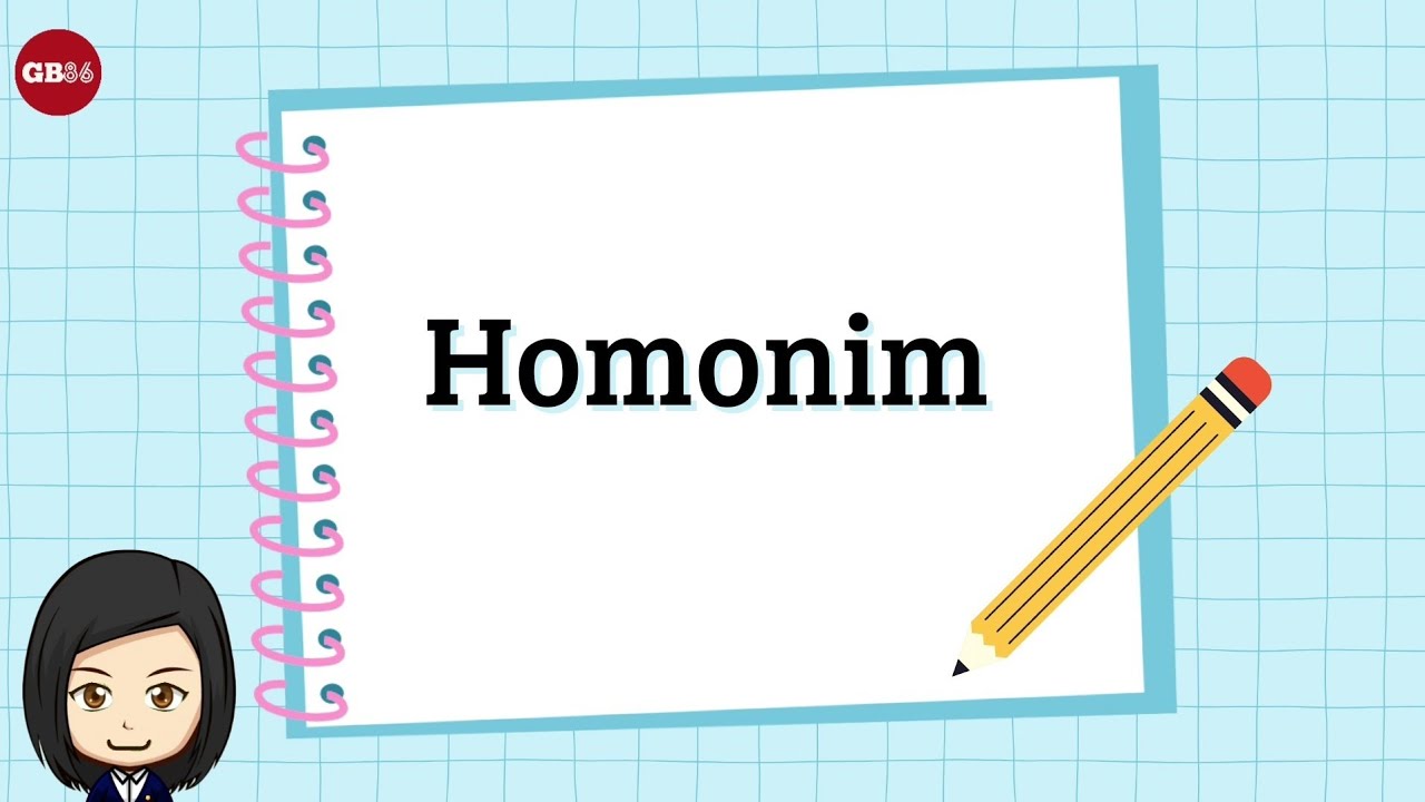 Homonim - Materi Bahasa Indonesia Kelas 4 Kurikulum Merdeka - YouTube