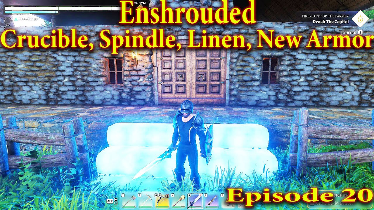 Enshrouded Walkthrough Episode 20 | Crucible, Spindle, New Armor ...