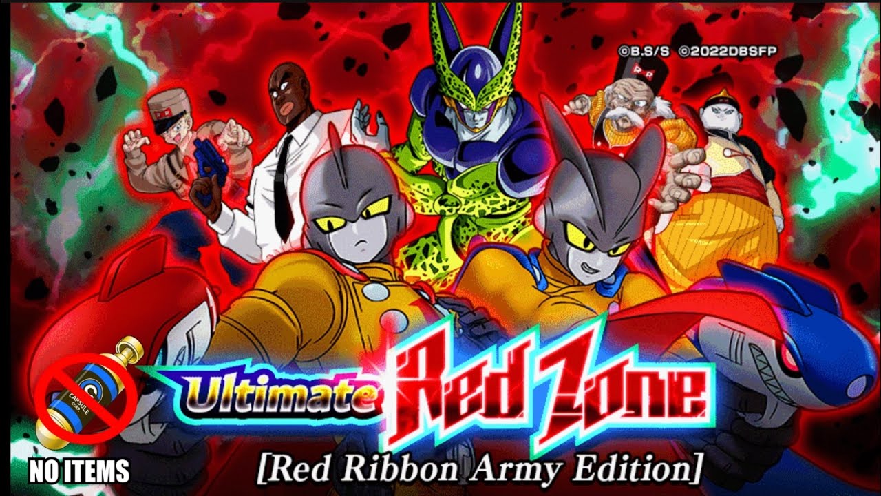 NO ITEM RUN! HOW TO BEAT NEW ULTIMATE RED ZONE [ RED RIBBON ARMY ...