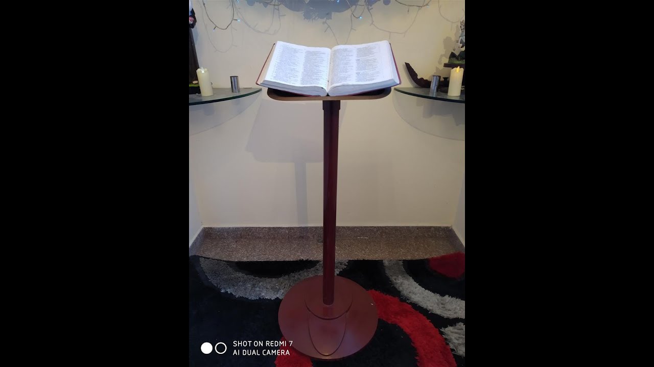 Simple Bible stand creation - YouTube