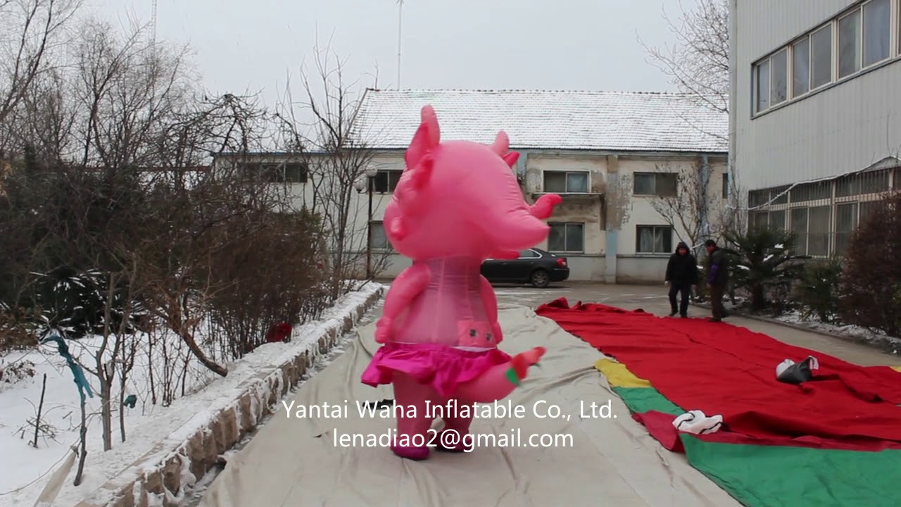 Cute inflatable dragon cartoon/dragon model/dragon advertising/Pink ...