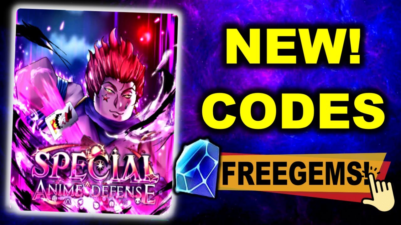 *NEW* ALL WORKING CODES FOR SPECIAL ANIME DEFENSE - ROBLOX SPECIAL ...