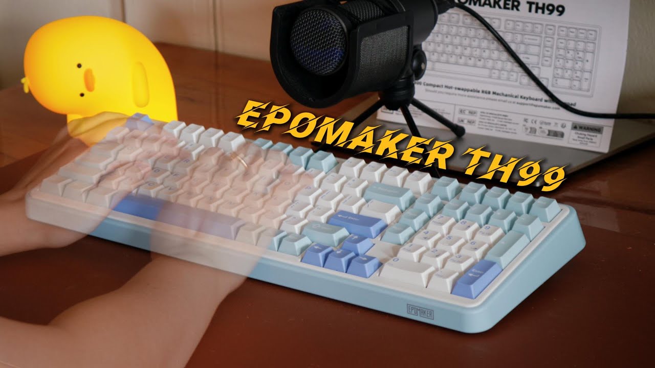 Soft Clicks & Creamy Feels 🎧 | Epomaker TH99 Keyboard Typing ASMR - YouTube