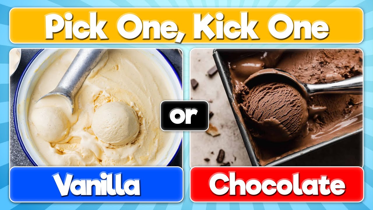 Pick One Kick One Ice Cream Flavors 🍦 - YouTube