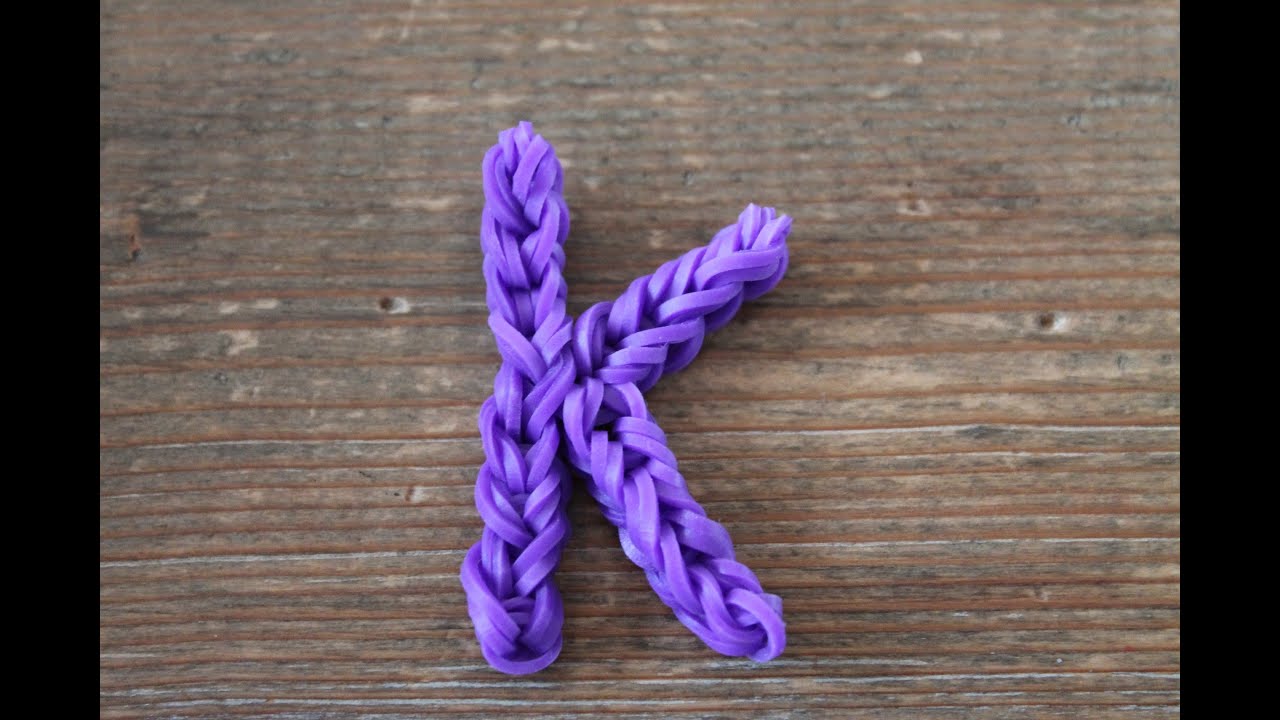 Rainbow Loom Nederlands, letter K - YouTube