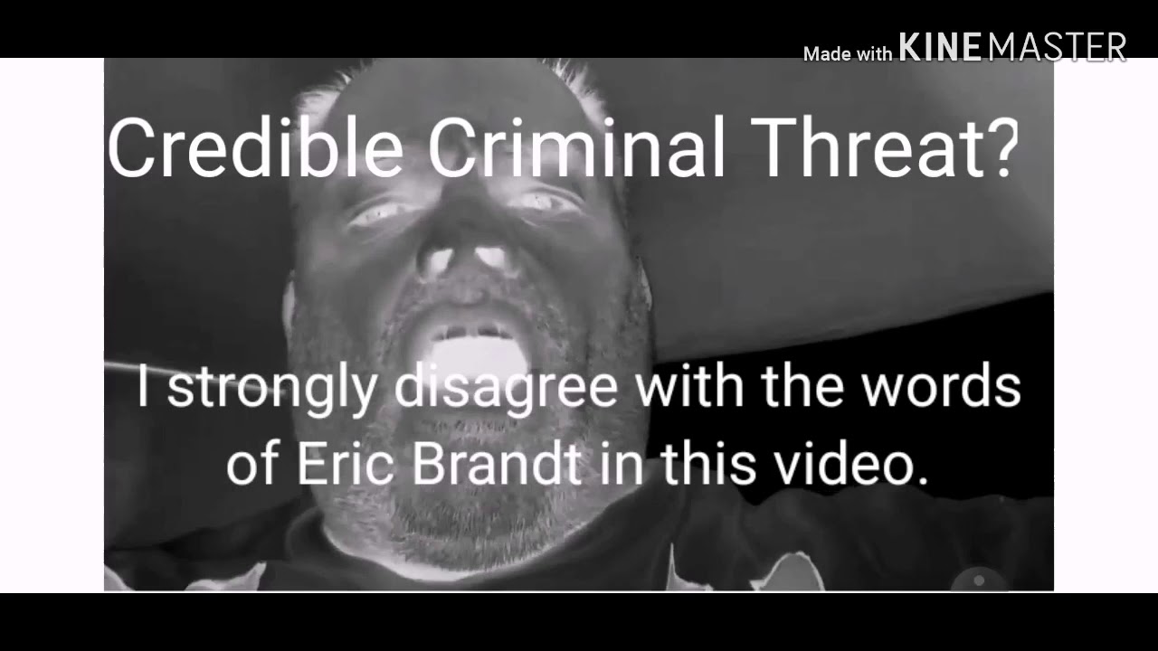 The words that got Eric Brandt charged with a federal crime - YouTube