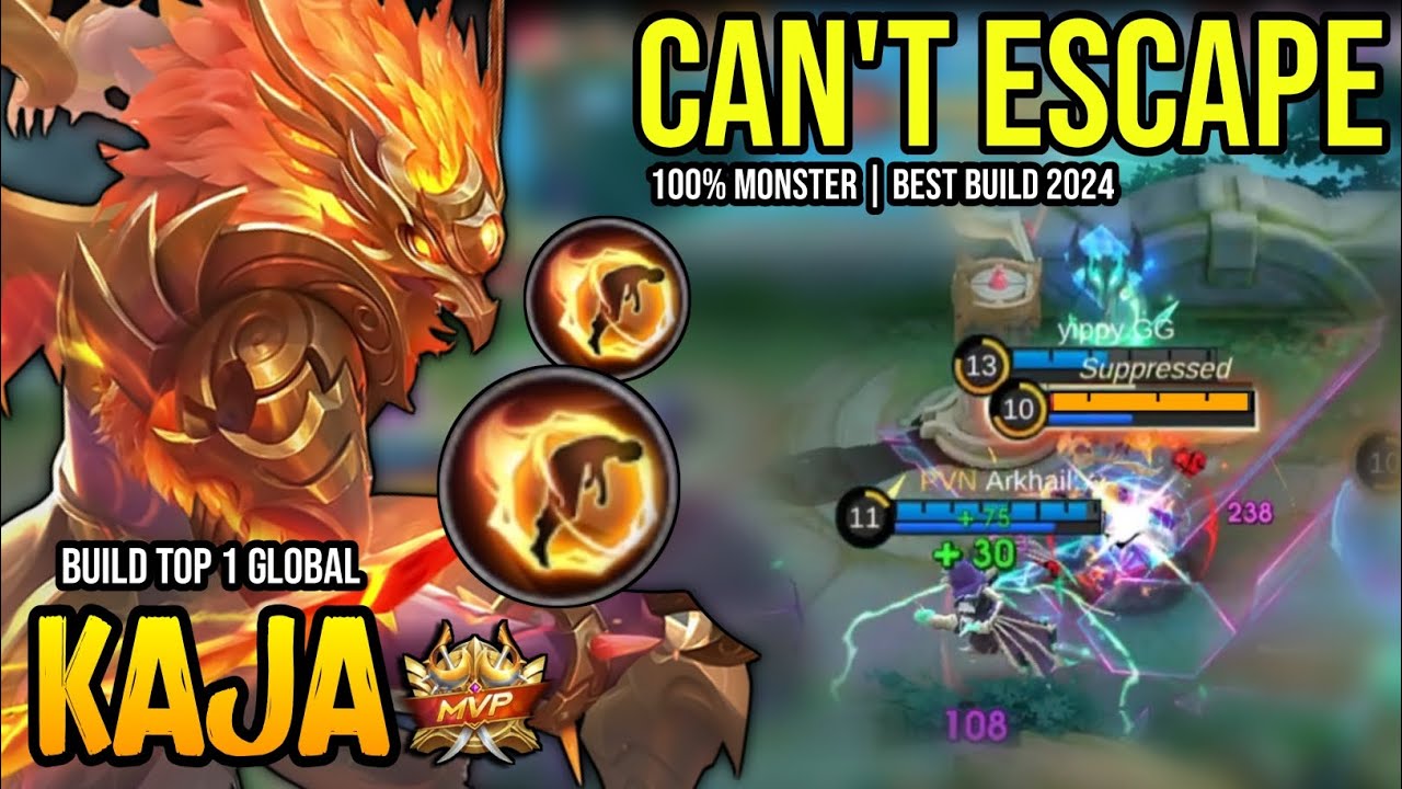 KAJA BEST BUILD 2024 | BUILD TOP GLOBAL KAJA GAMEPLAY | MOBILE LEGENDS ...
