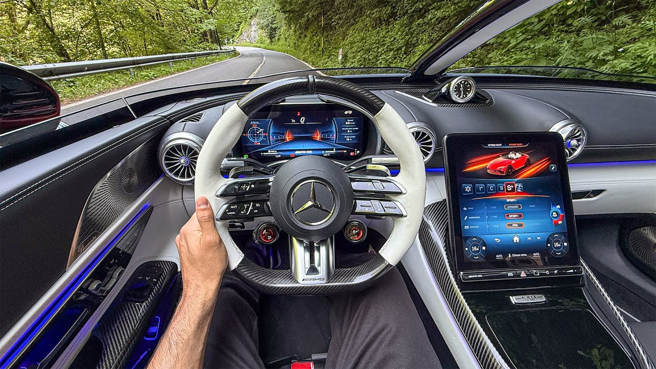 NEW 2026 Mercedes AMG Mythos PureSpeed POV Drive! V8 SOUND! Exterior ...