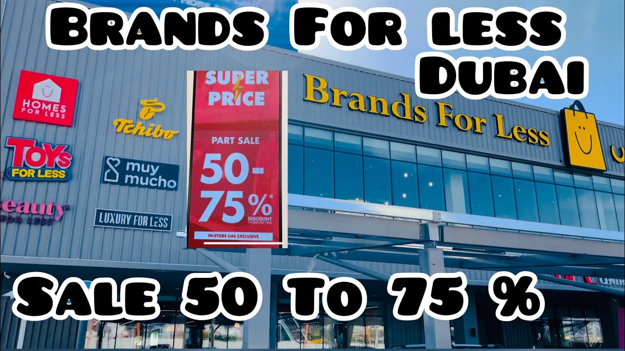 BRANDS FOR LESS|| Brand Shopping in Discounted Prices||Dubai Motor City ...