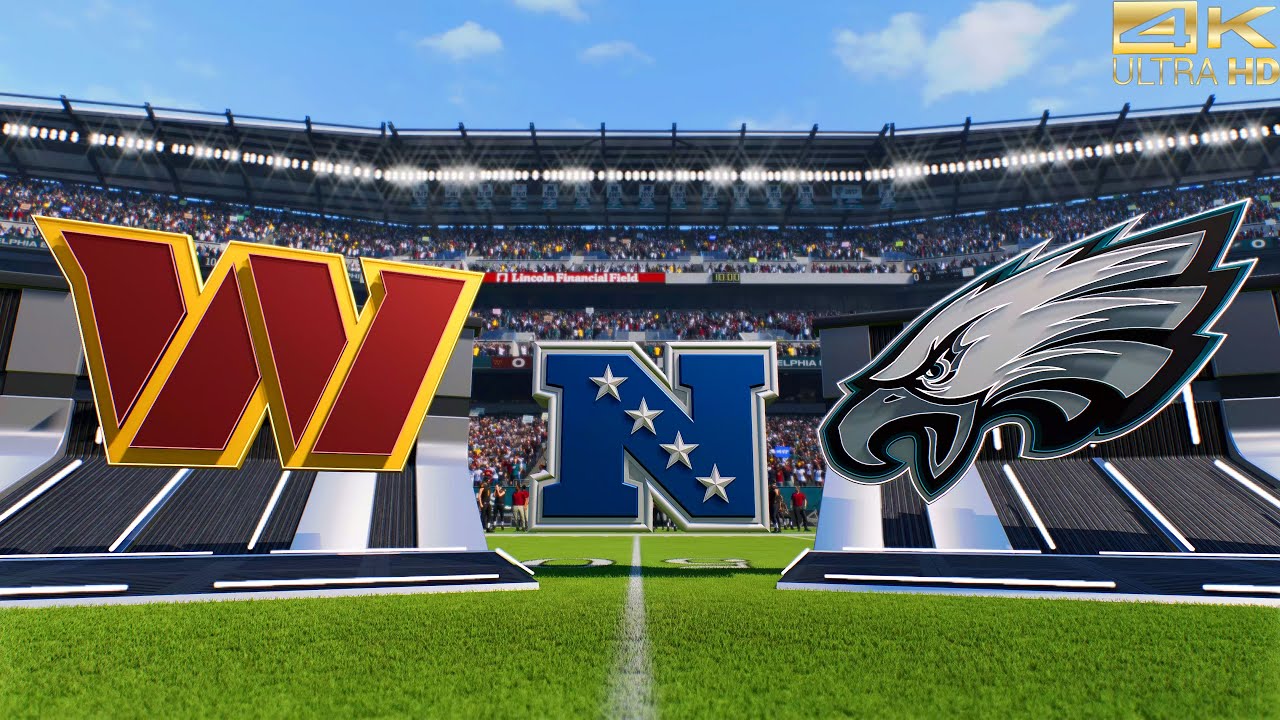 Madden NFL 25 (PS5) Commanders vs. Eagles (NFC Championship) [4K ULTRA ...