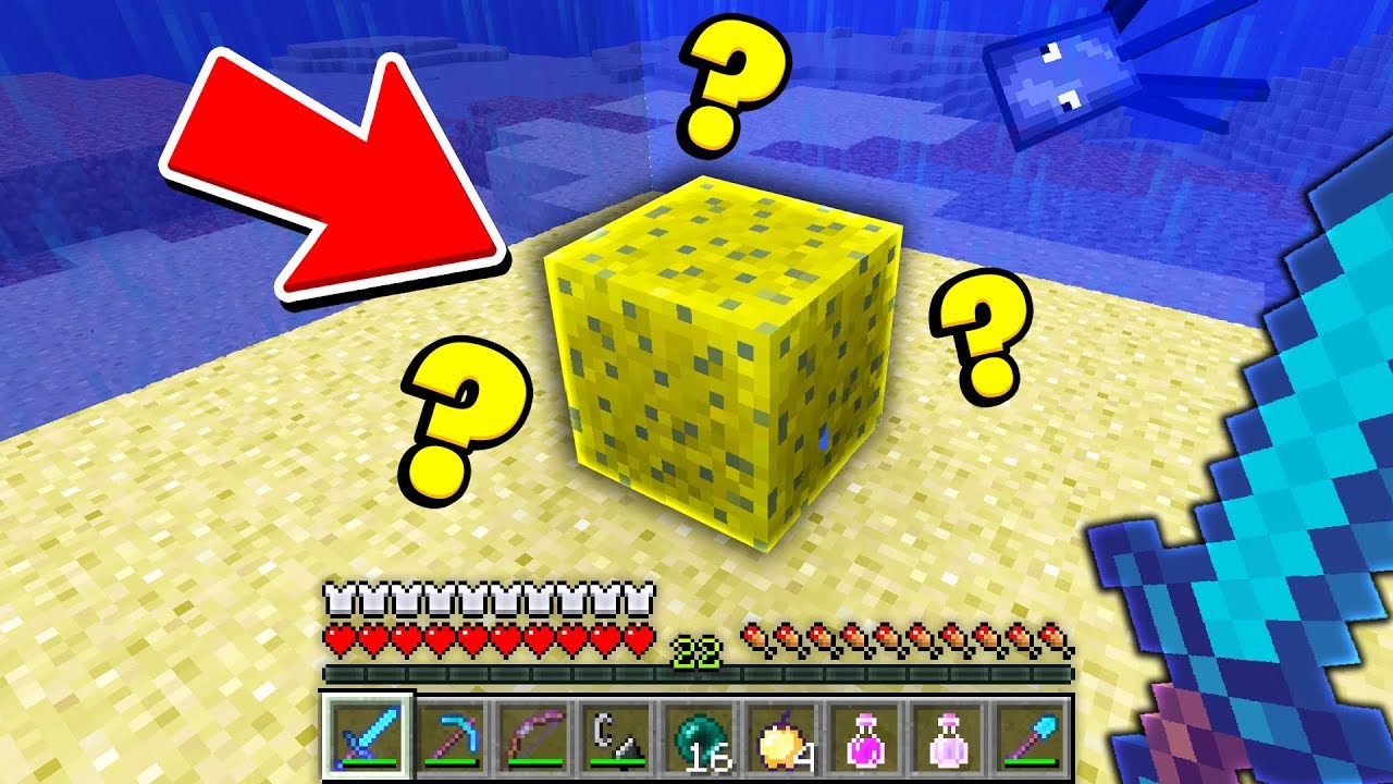 I found a sponge block in the ocean.. and it led me to an unclaimed ...