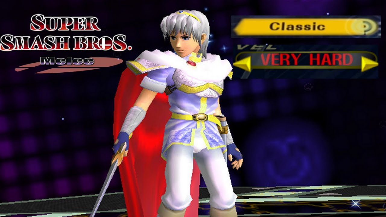 Super Smash Bros. Melee - Marth Classic Mode - Very Hard (No Continues ...