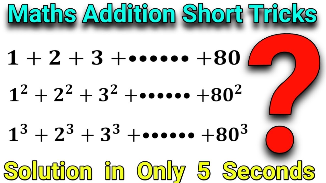 Number System || Sum of Natural Numbers || Sum addition short tricks ...