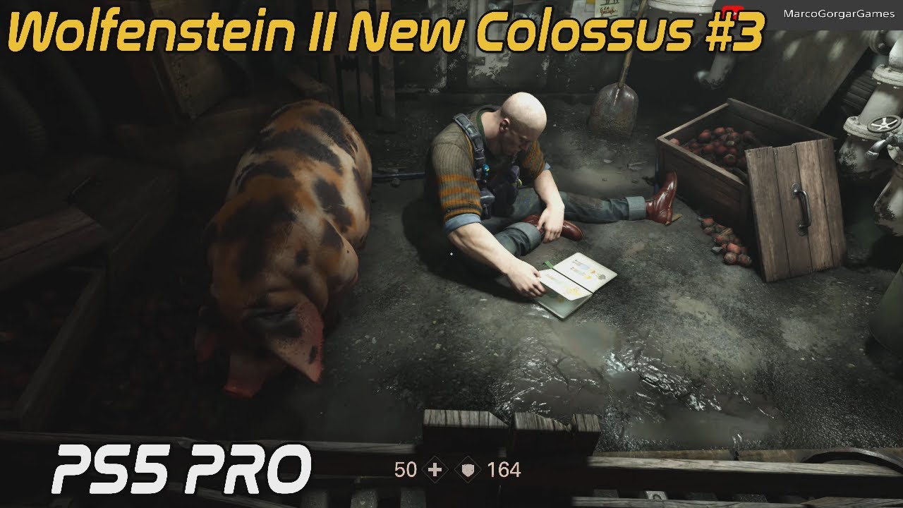 Wolfenstein II New Colossus-Enterro. Submarino, cantina e Sigrun Engel ...