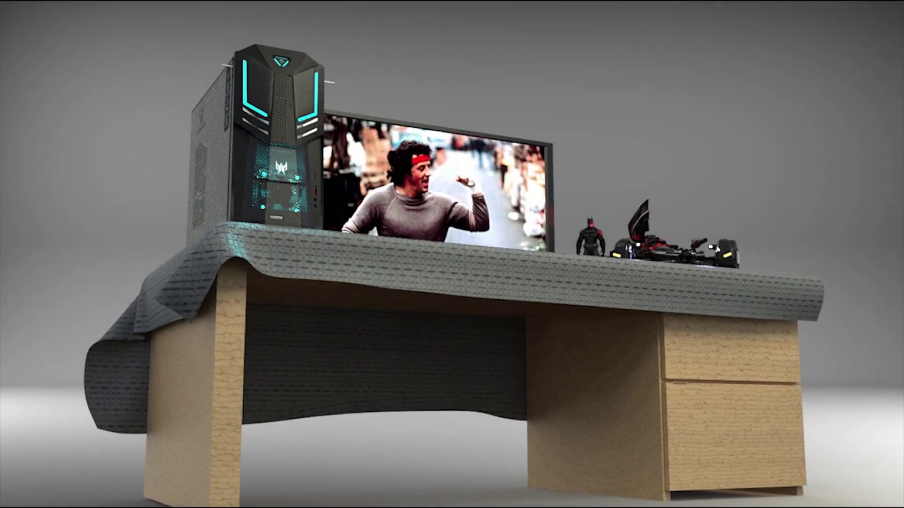 Virtual representation of my Workstation (3d) - YouTube