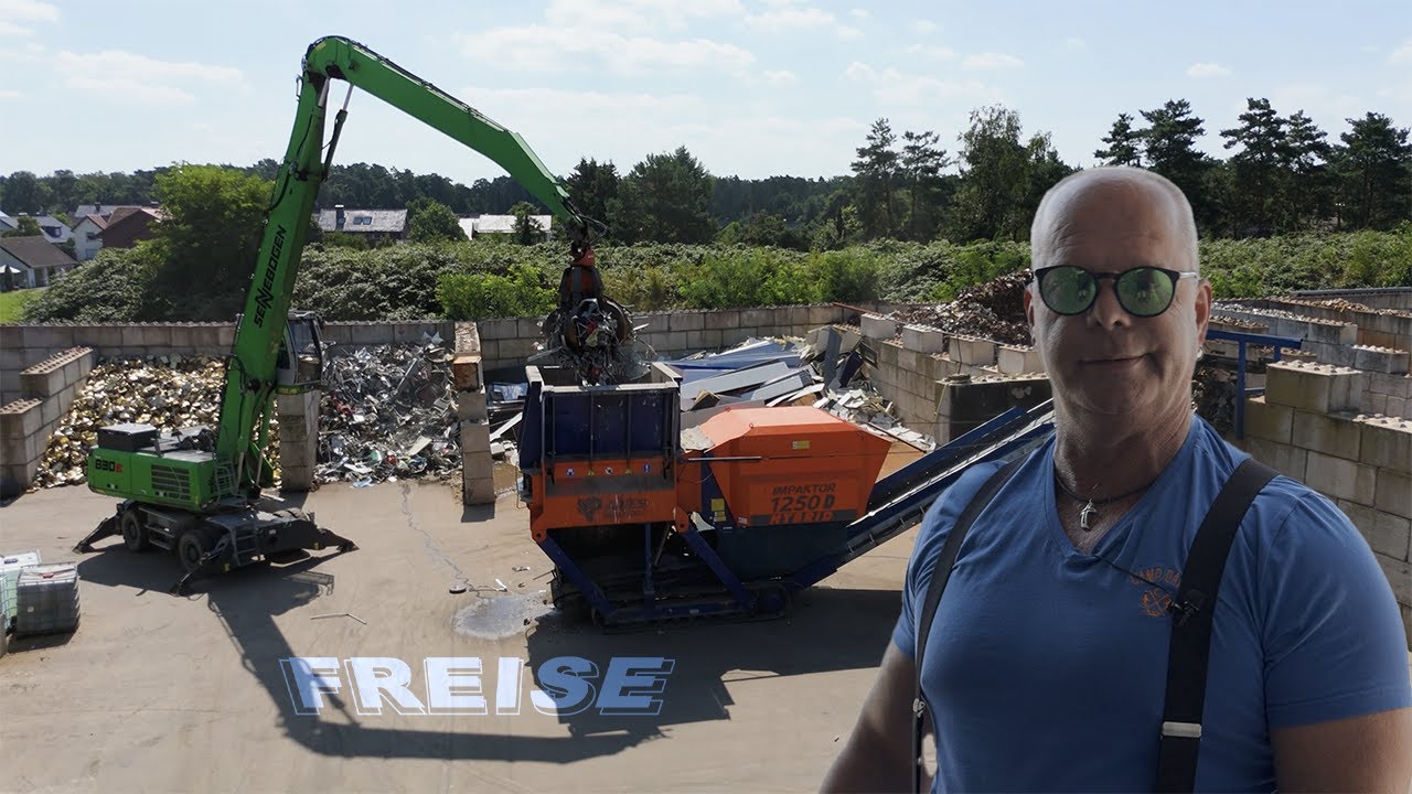 Bei der Albert Freise GmbH mit dem Impaktor 1250 D - YouTube