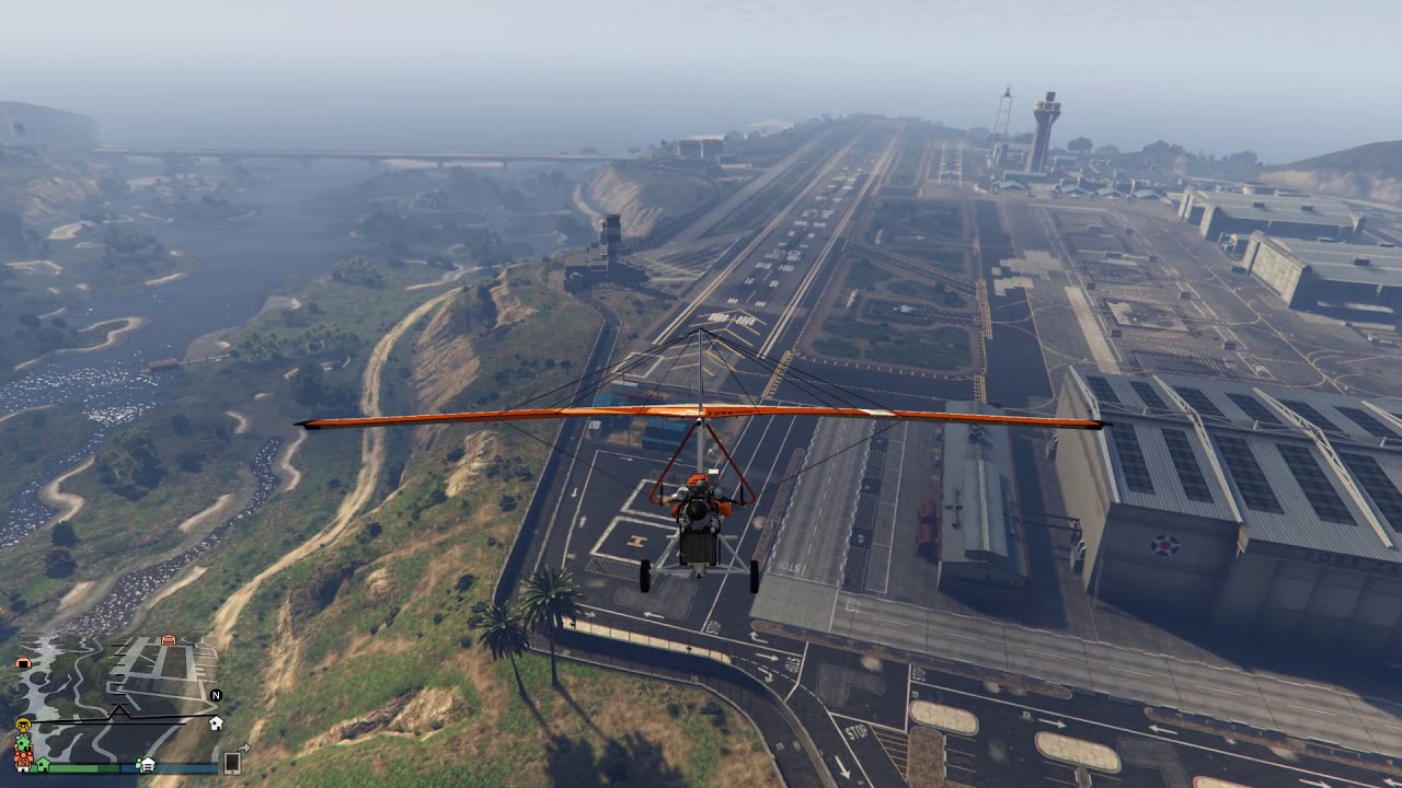 GTA:O - How to land with a Nagasaki Ultralight - YouTube