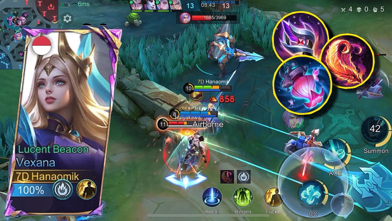 Vexana Effective Build, Combo Skill & Rotation to Counter Assassin ...