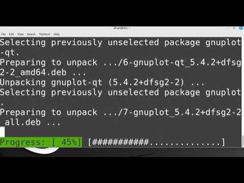 GnuPlot & Xmgrace Linux MInt - YouTube