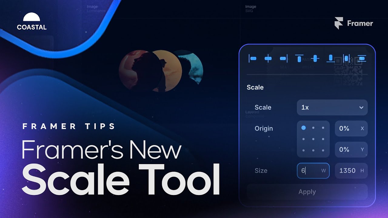How To Use Framer's Scale Tool (K) - YouTube