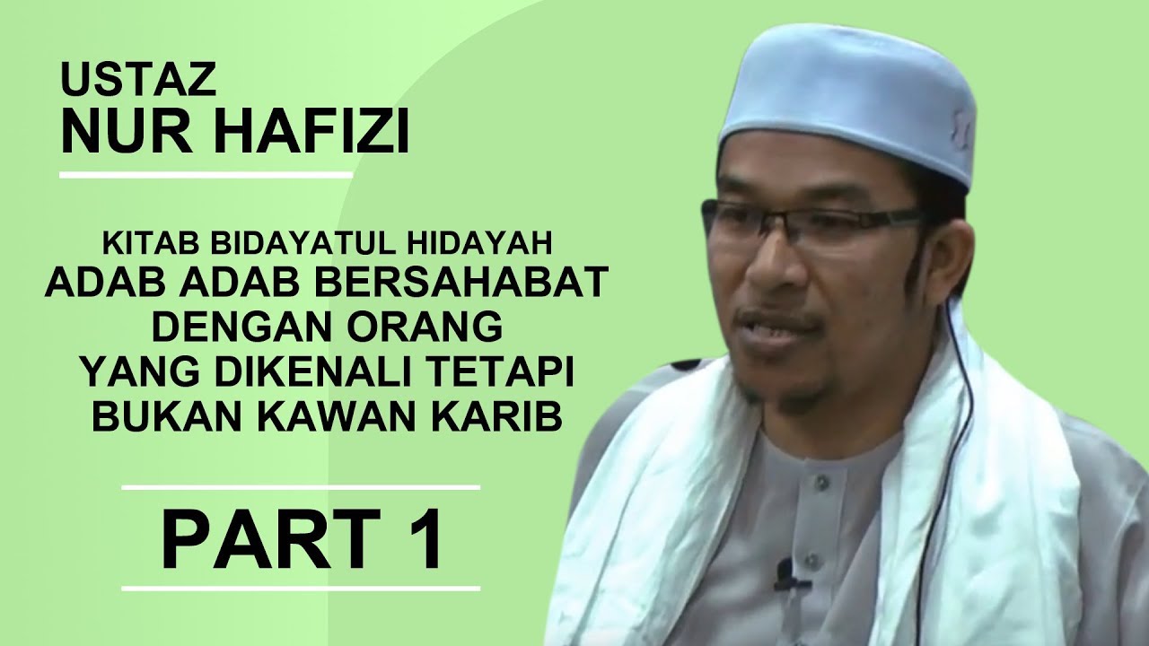 Adab adab bersahabat dengan orang yang dikenali tetapi bukan kawan ...