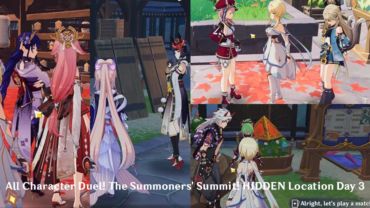 All Character Duel! The Summoners' Summit! HIDDEN Location Day 3 ...